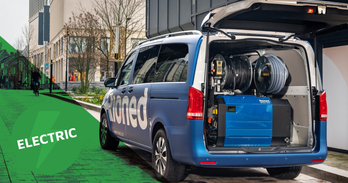 eFlow One | Electric Van Pack Drain Jetter | Rioned